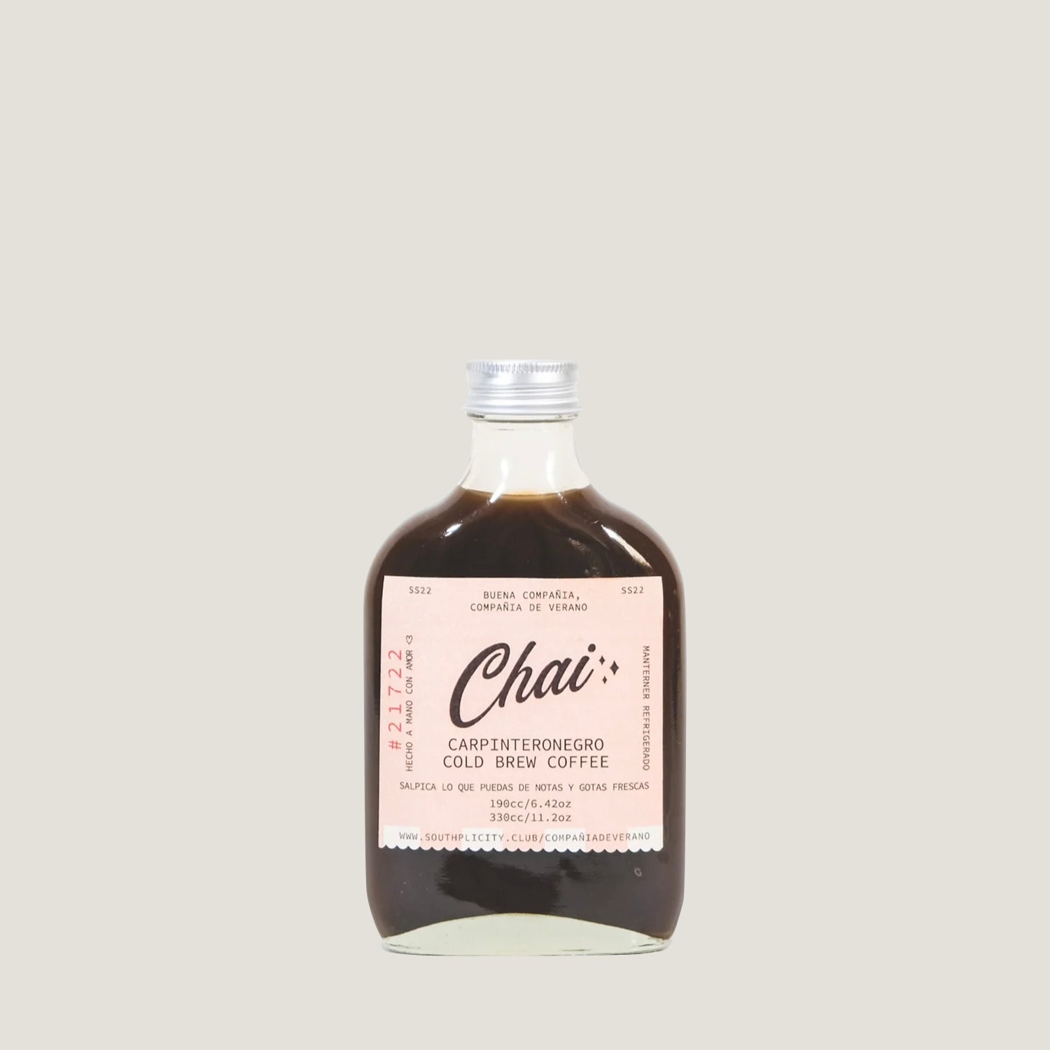 CarpinteroNegro / Cold Brew Chai / Café-Chai 330cc – Sister Drinks